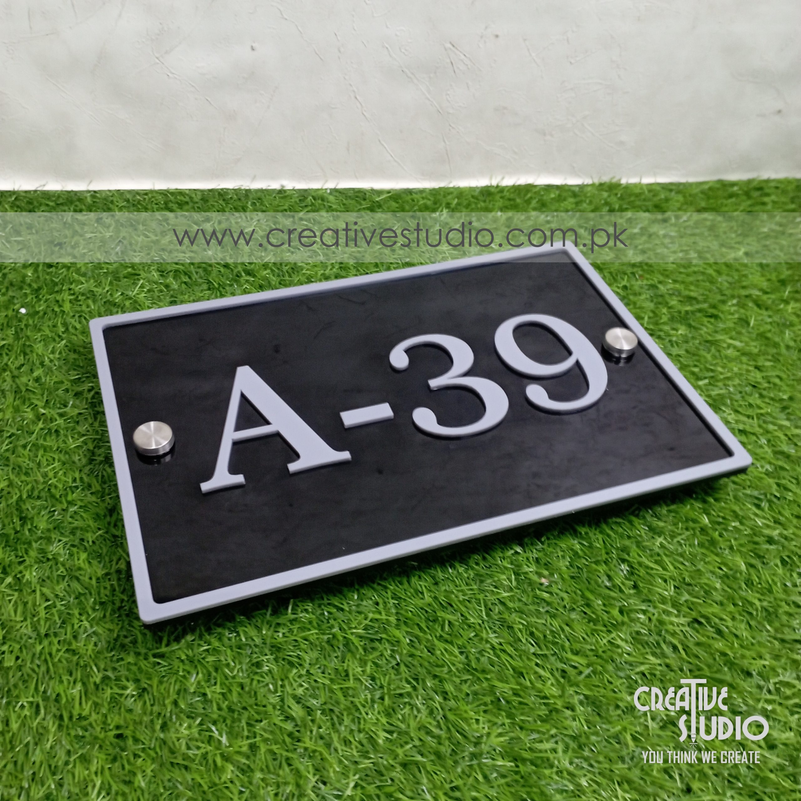 Acrylic Home Nameplate CSNP19 – Creative Studio